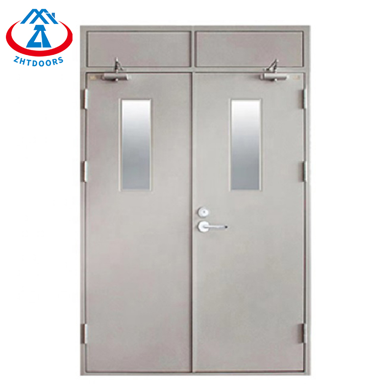 Double Leaf Swing Doors Ul Fire Rated Steel Door | Zhongtai