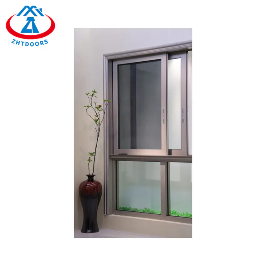 New Design Simple Style Vertical Aluminium Sliding Window Zhongtai