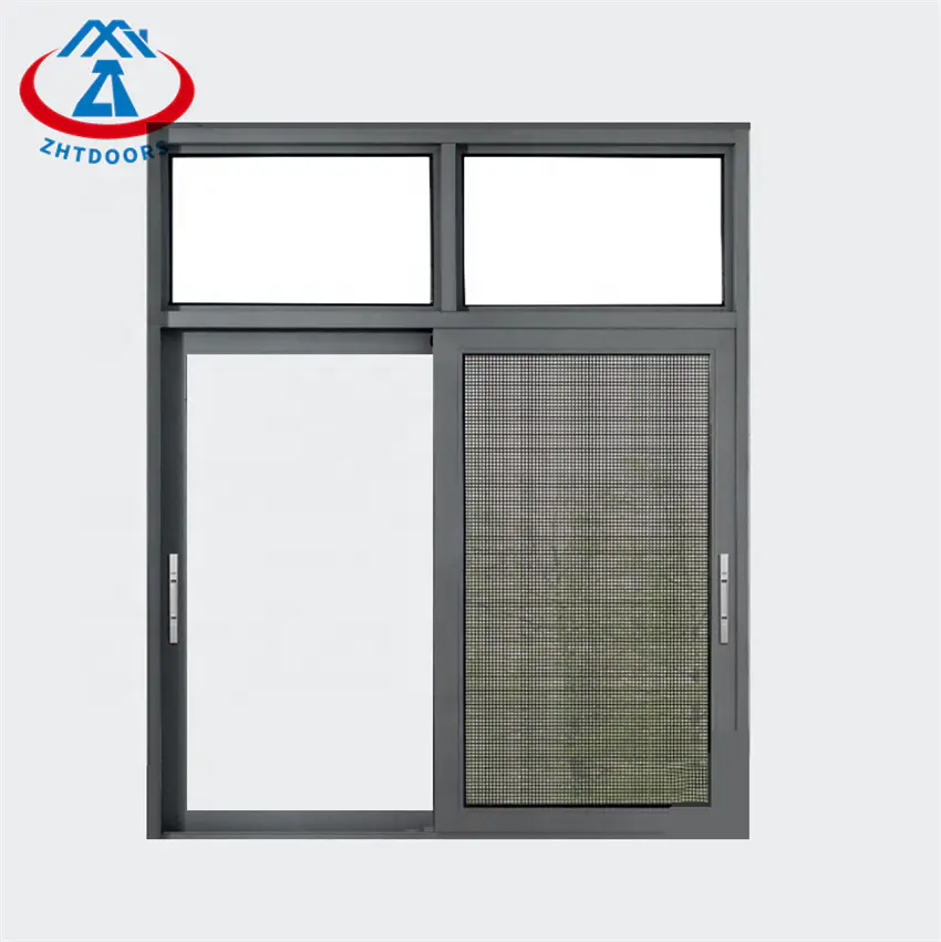 Super Glass Double Glazed Sliding Aluminium Windows Zhongtai
